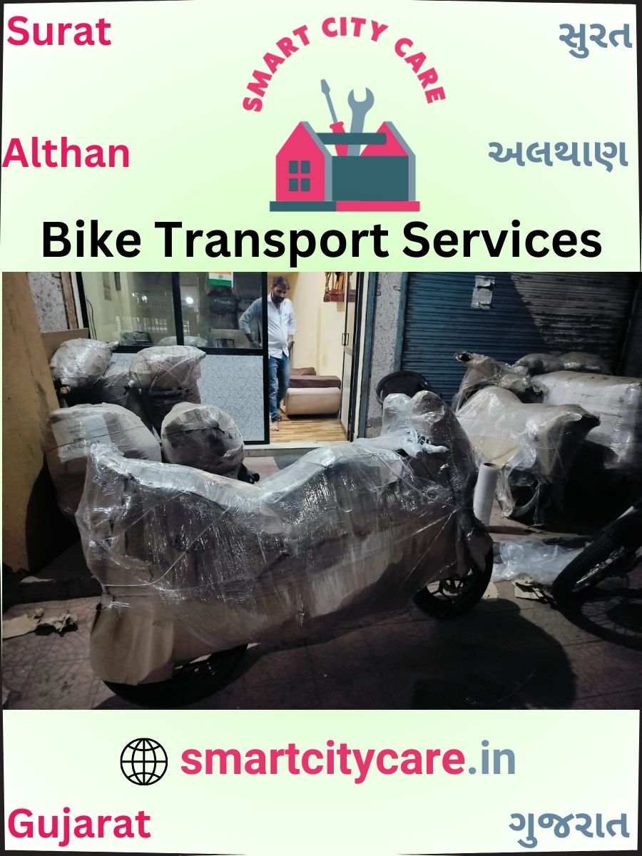 Expert Bike Transport in Althan for Secure Vehicle Relocation